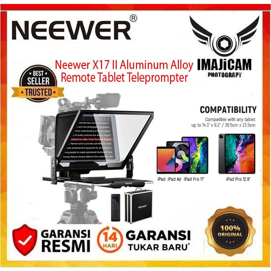 Jual Neewer X17 II Aluminum Alloy Teleprompter with Remote App | Shopee ...