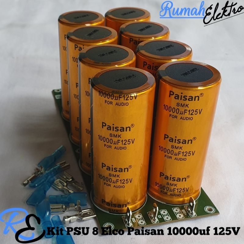 Jual Kit PSU 8 Elco PAISAN 10000uf 125V ORI | Shopee Indonesia