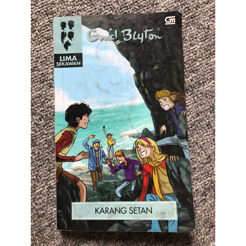 Jual Buku Lima Sekawan Karang Setan oleh Enid Blyton (used book ...