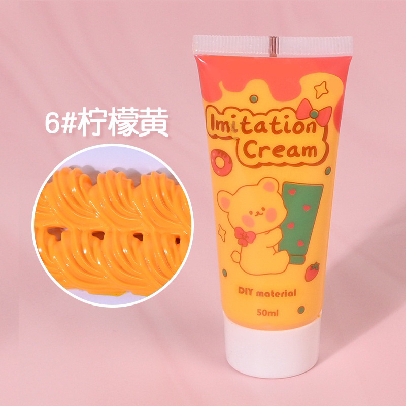 Jual deco diy simulation cream diy 50 ml buy 1 get 1 free spuit ...