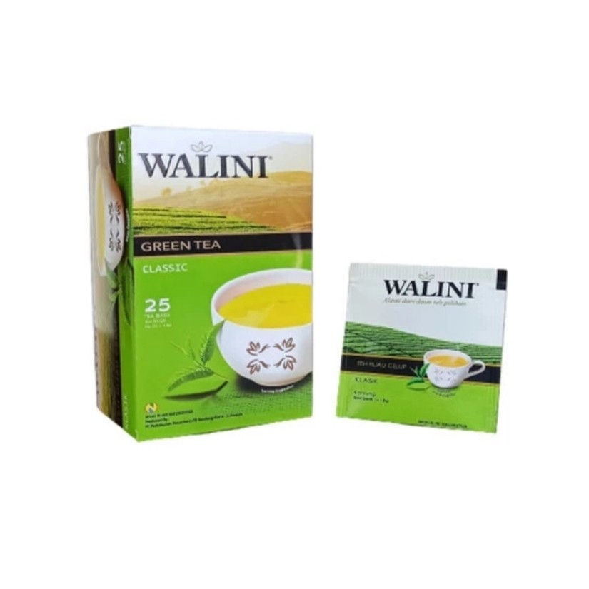 Jual Walini Black tea and Green Tea / Teh Walini Kemasan Amplop 25gr ...