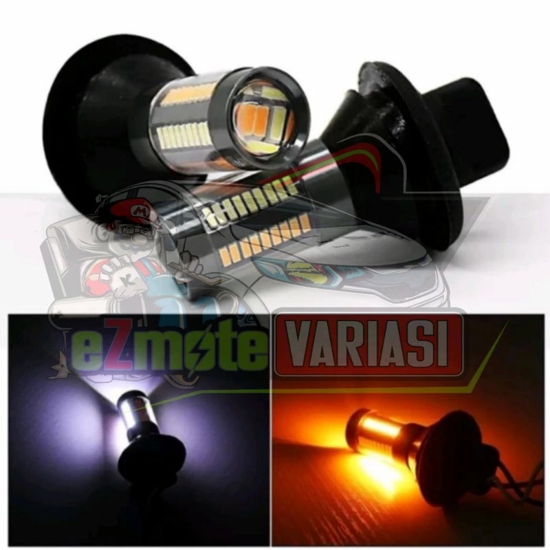 Jual LAMPU LED SEIN MOBIL 2 MODE SENJA/DRL - SEIN TYPE T20/ S25 42 dan ...