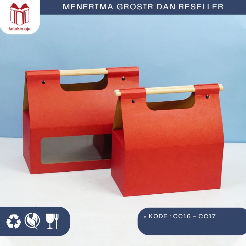 Jual Kotak Hampers / Box Hampers / Kotak Kue / Box Kue / Box Toples Kue ...