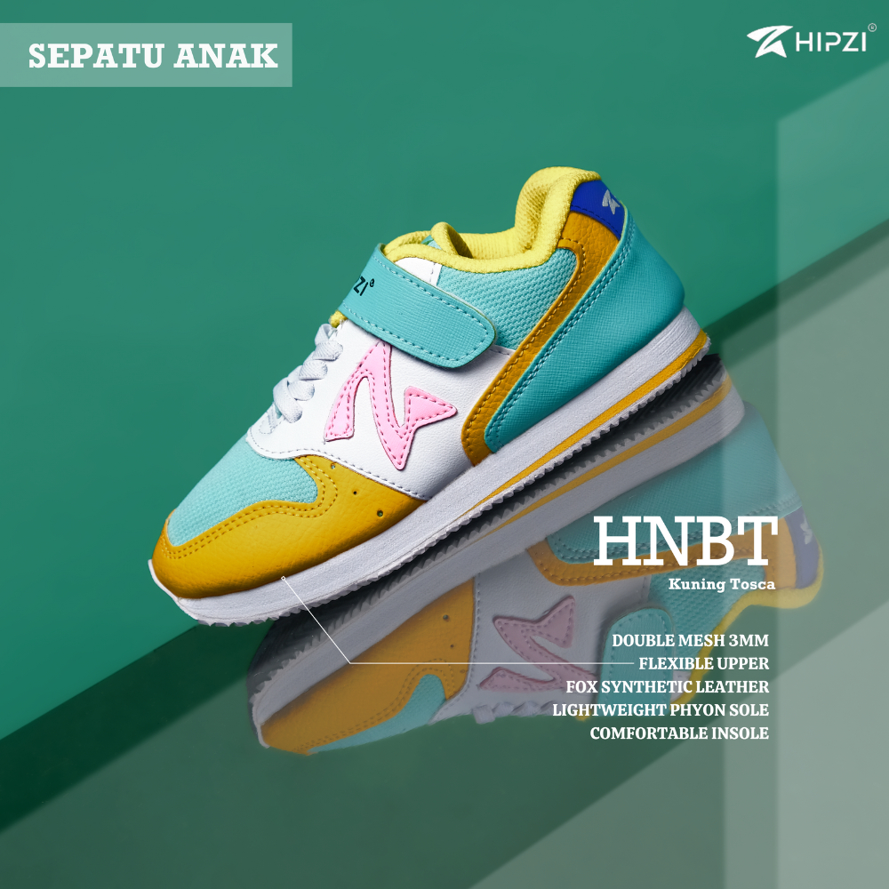 Jual HIPZI Sepatu Anak Olahraga Sport Casual Umur 1 - 10 Tahun Anti ...