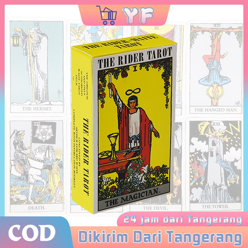 Jual Tarot Card Kartu Tarot Tarot Deck Tarot Rider Waite / Alat Sulap ...