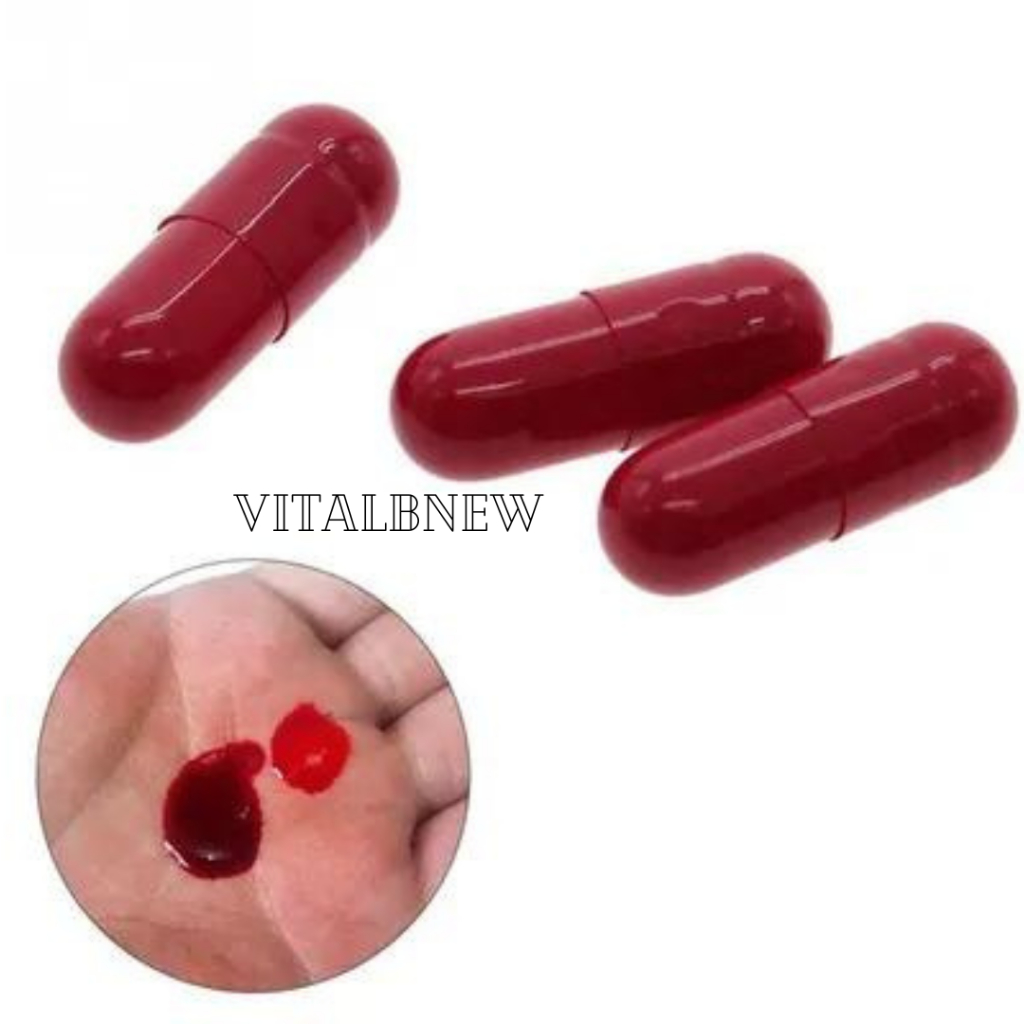 Jual FAKE BLOOD CAPSULE||1 Set isi 3 PCS fake blood capsule kapsul ...