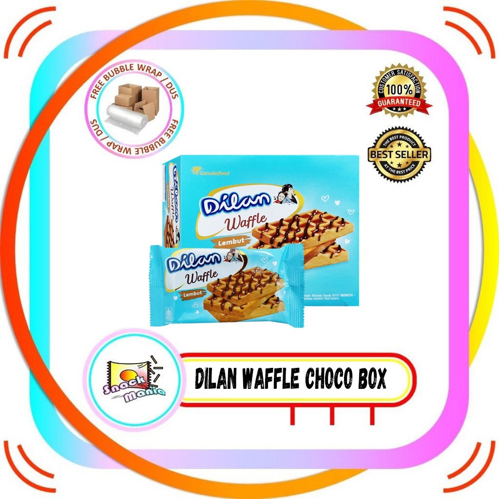 Jual Dilan Chocolate Waffle Bolu 16 gr x 12 pcs BOX Wafer Coklat Soft Cake | Shopee Indonesia