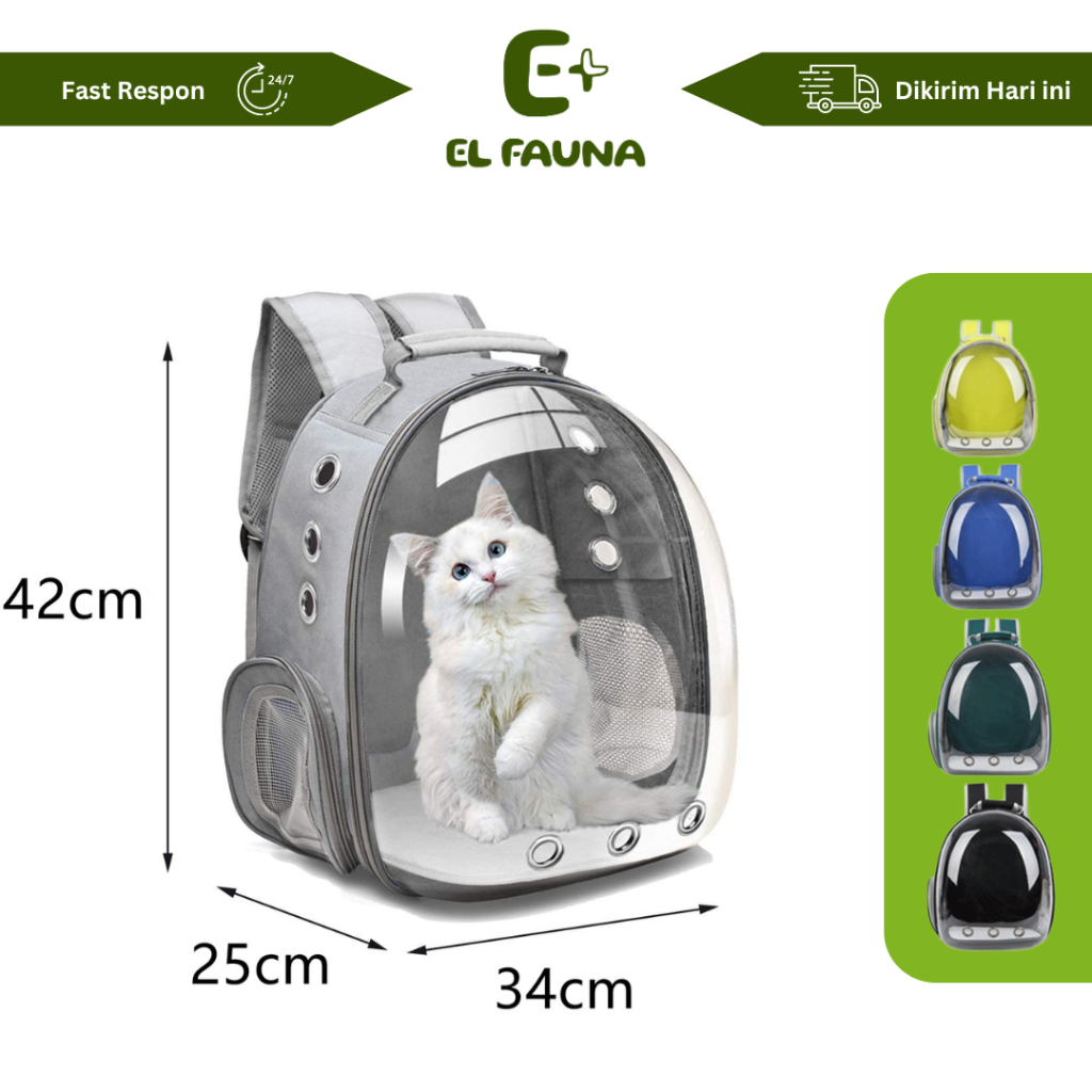 Jual Tas Astronot Bahan Tebal Hewan Peliharaan Kucing Puppy TAS CARGO ...