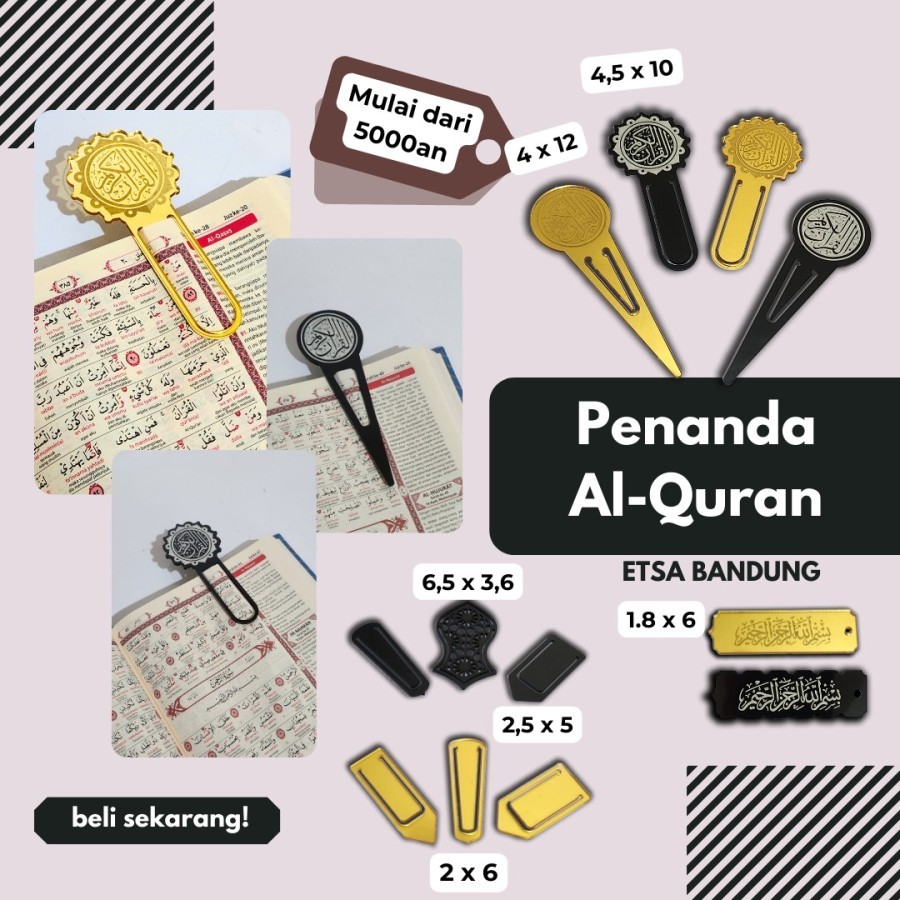 Jual Penanda Alquran Bookmark Akrilik High Quality | Shopee Indonesia