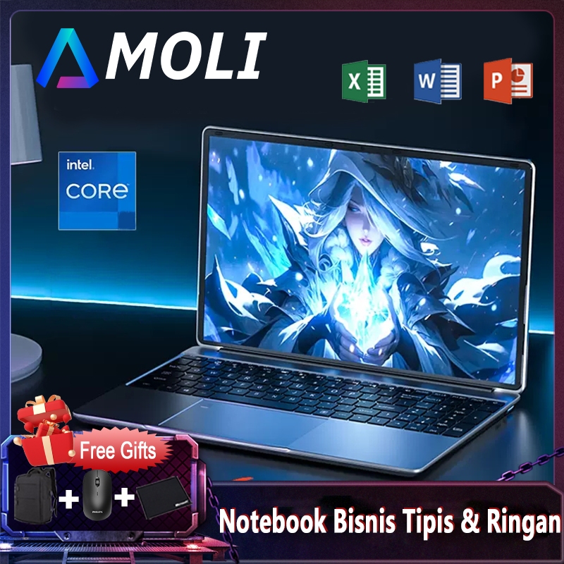 Jual AMOLI [Pengiriman lokal] Laptop layar definisi tinggi 15,6 inci ...