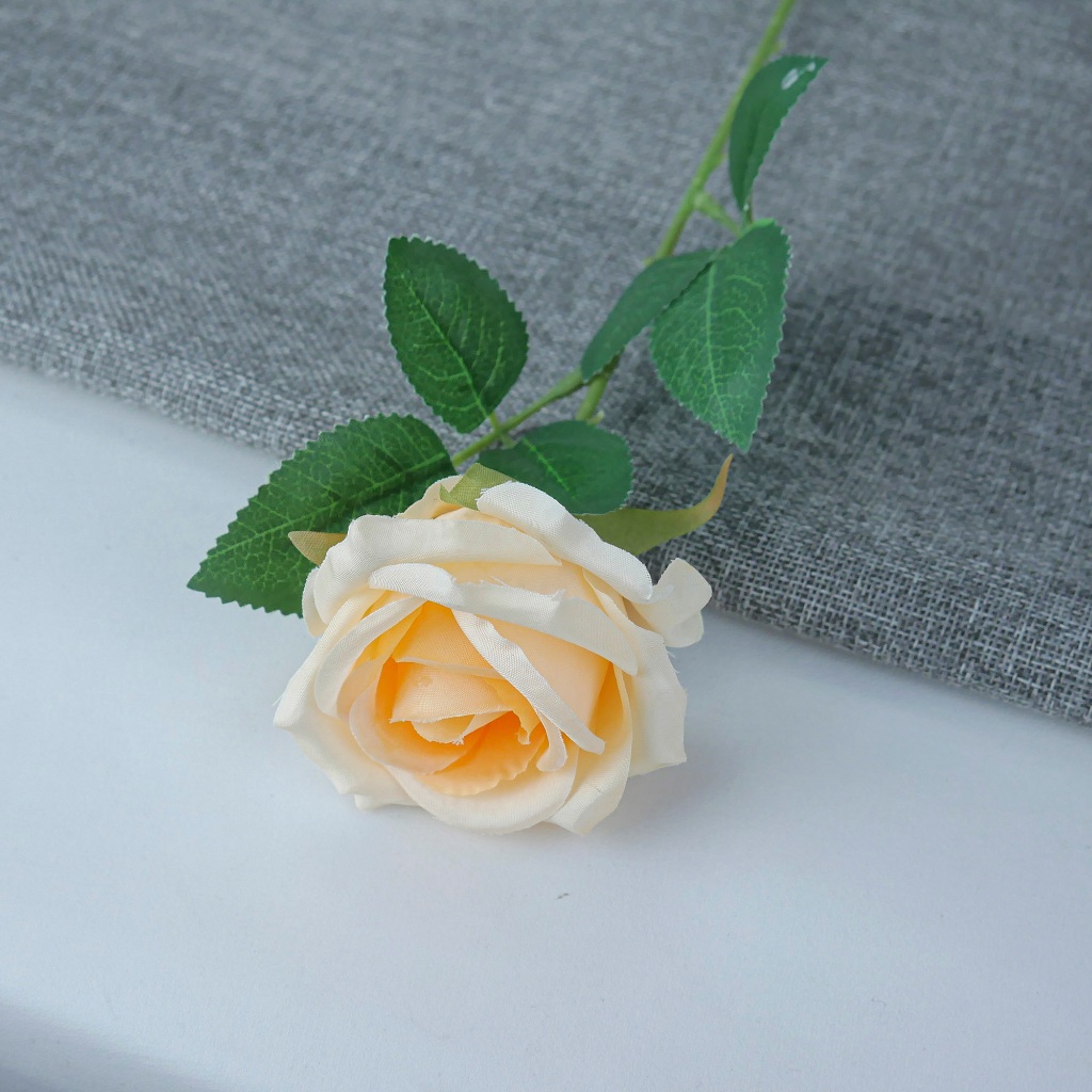 Jual Rose Single Kain1 Tangkai Panjang 50CM Satuan Bunga Mawar Hiasan ...