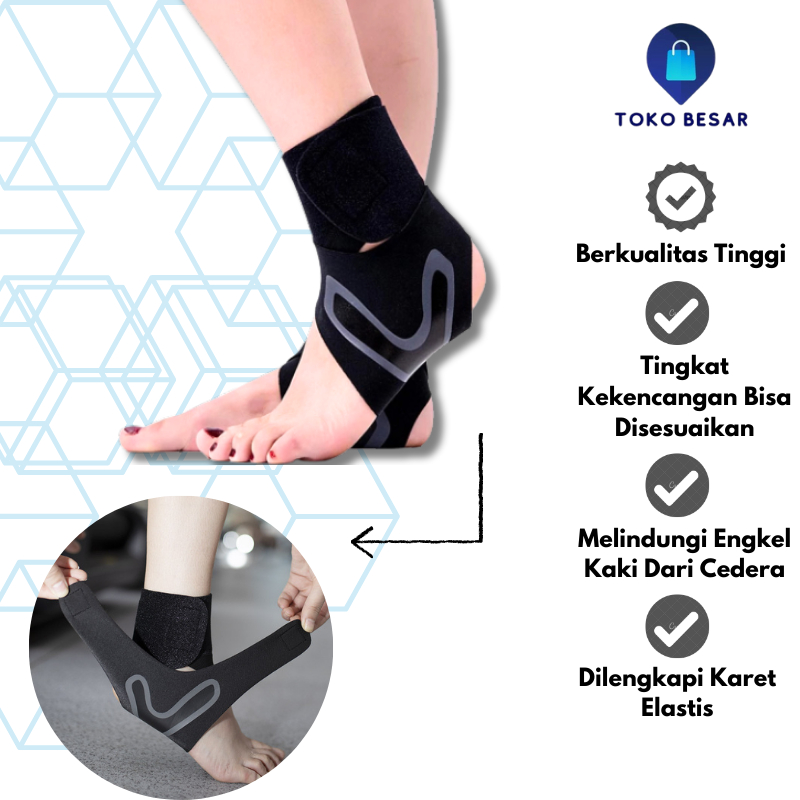 Jual Ankle Kaki Support Pelindung Engkel Kaki Ankle Wrap Brace ...