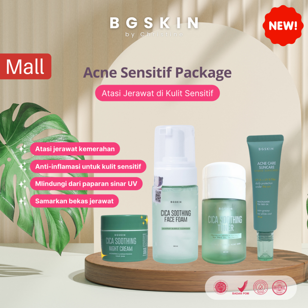 Jual [BG Skin] Paket Acne Sensitif | Shopee Indonesia