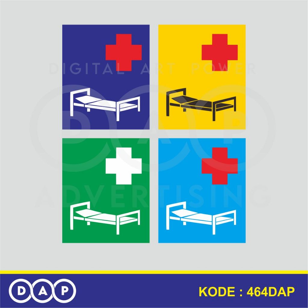 Jual 464 - STIKER RAMBU RUMAH SAKIT - 50 X 60 CM - VINYL - TERBAIK ...