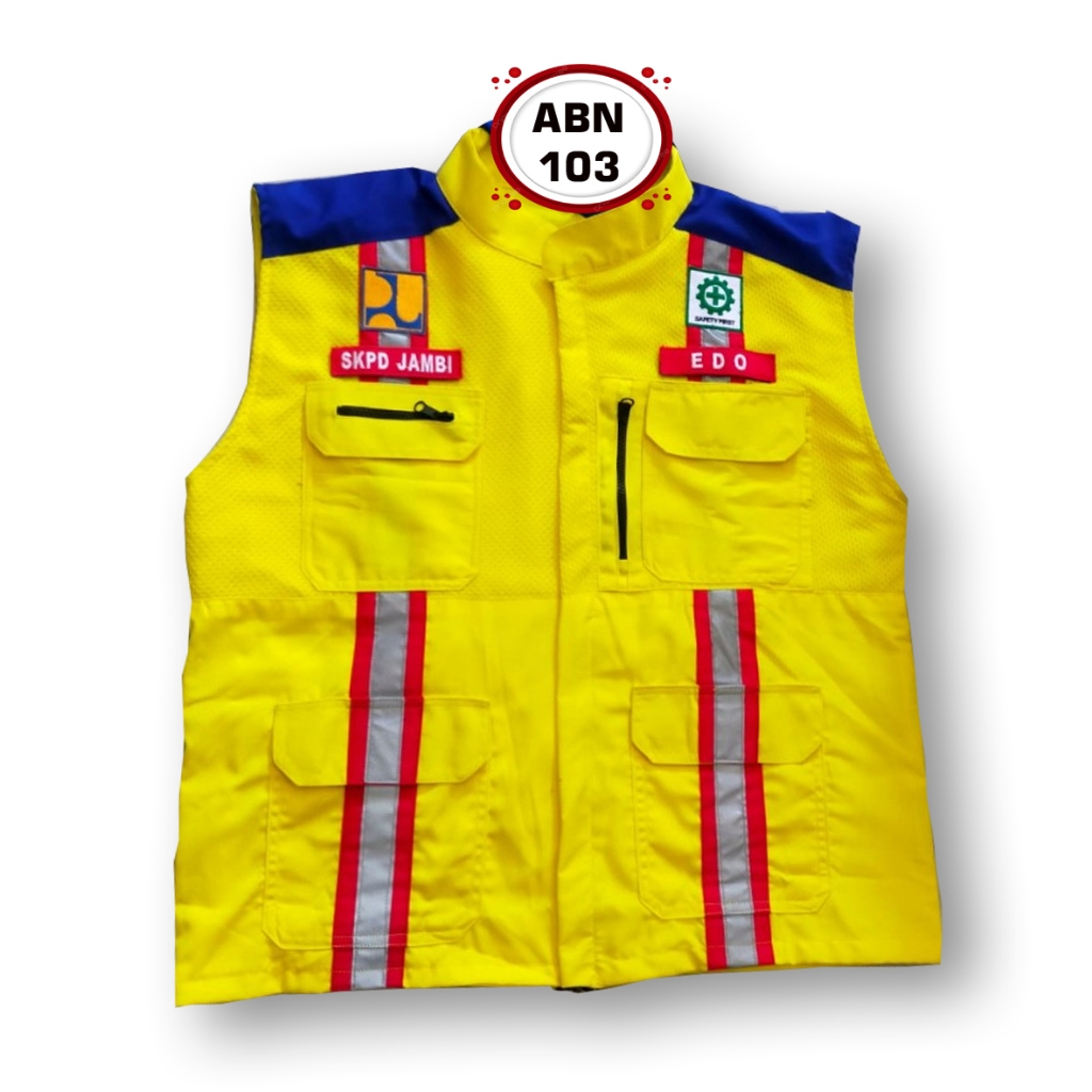 Jual Rompi PUPR / ROMPI Safety Bina Marga premium / Rompi PU | Shopee ...