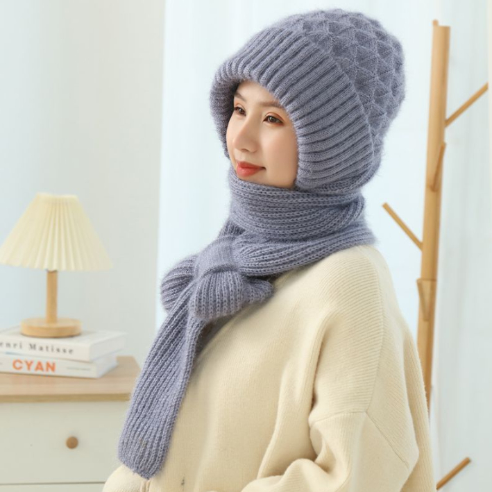 Jual Topi Kupluk Syal Wanita Musim Dingin Bisa Jadi Hijab | Shopee ...