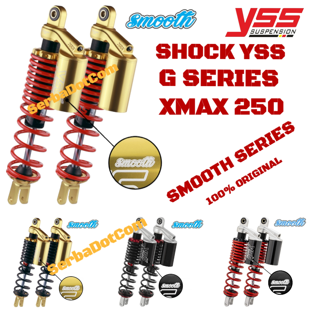 Jual SHOCK YSS SMOOTH G SERIES XMAX 250 OLD NEW CONNECTED XMAX250 GOLD EDITION ORIGINAL not g ...