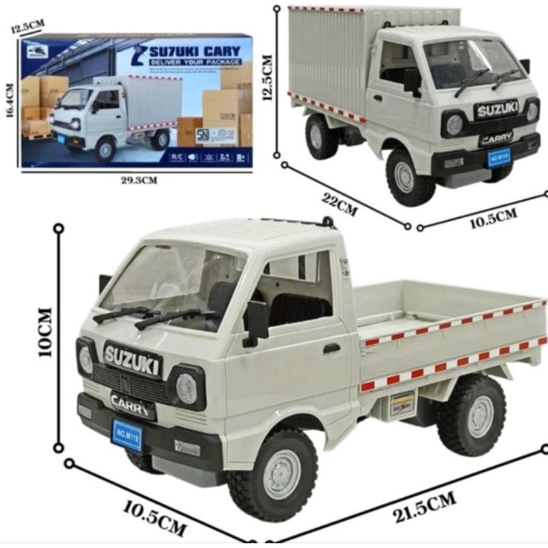 Jual REMOTE CONTROL MOBIL RC PICK UP TRUCK BOXSUZUKI CARRY & CARG0 1:16 ...