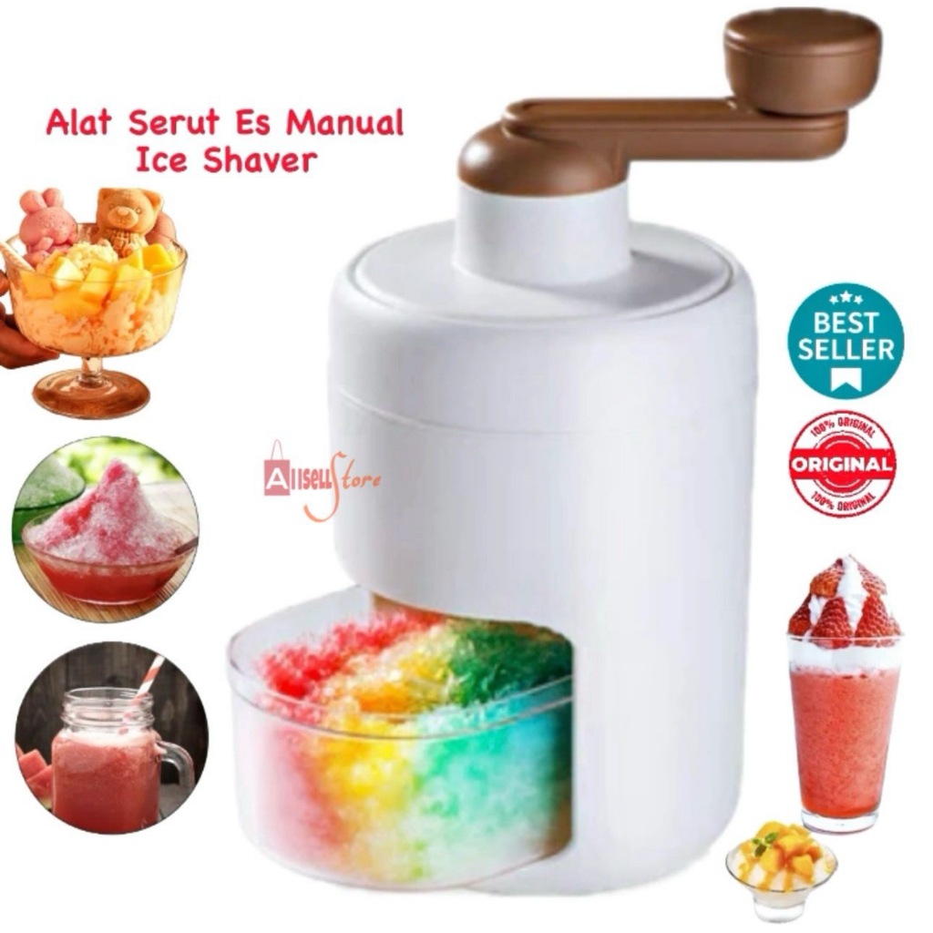 Jual (BISA COD) PROMO Alat Serut Es Manual Ice Shaver Portable / Ice ...