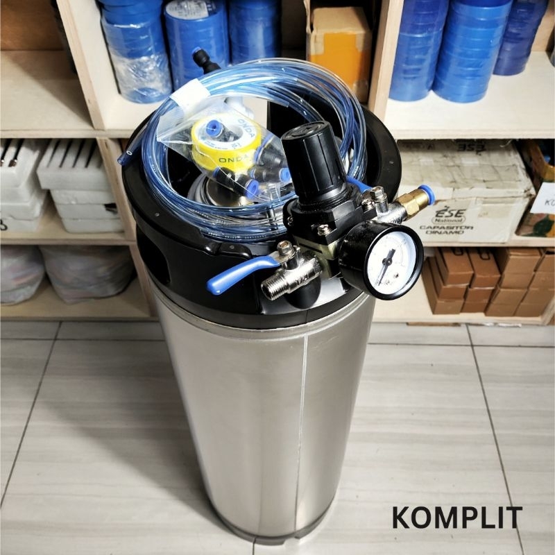 Jual watertank dental water tank gigi stainless galon 19 liter save air ...