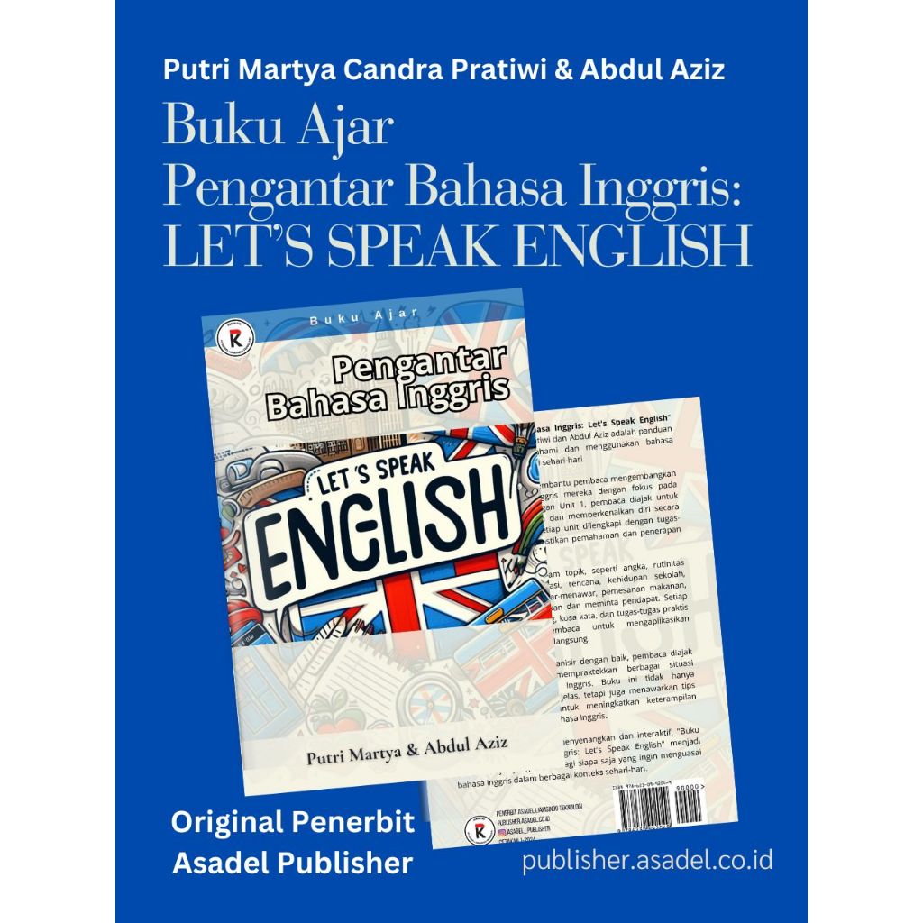 Jual Buku Ajar Pengantar Bahasa Inggris: LET’S SPEAK ENGLISH | Shopee Indonesia