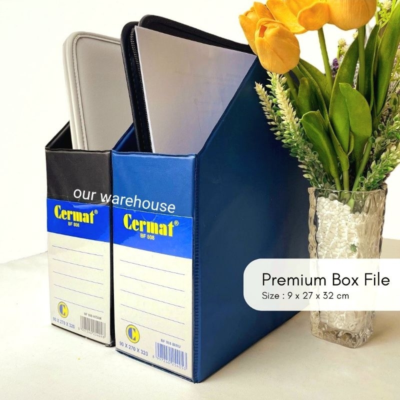 Jual Box File, File Majalah Penyimpanan Dokumen Plastik PVC | Shopee ...