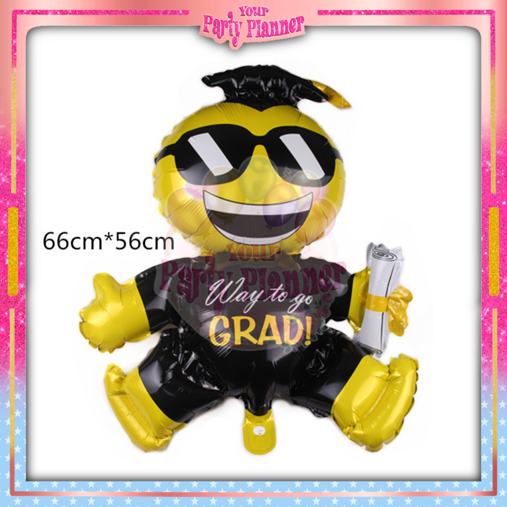 Jual Balon Foil Tema Graduation Congratulations Kelulusan Wisuda Toga ...