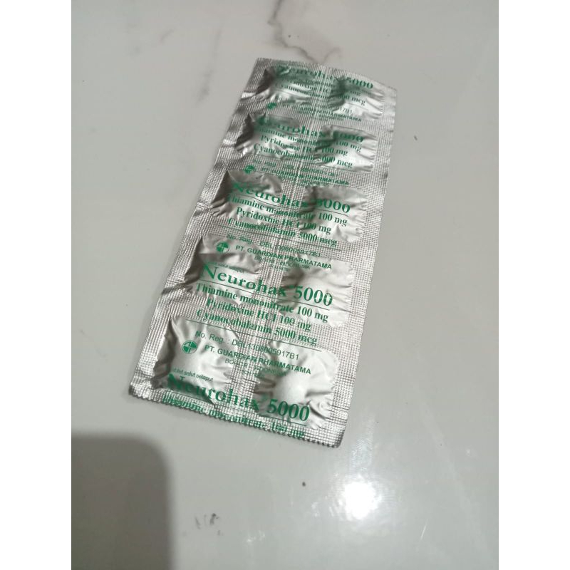 Jual multivitamin neurohax 5000 strip | Shopee Indonesia