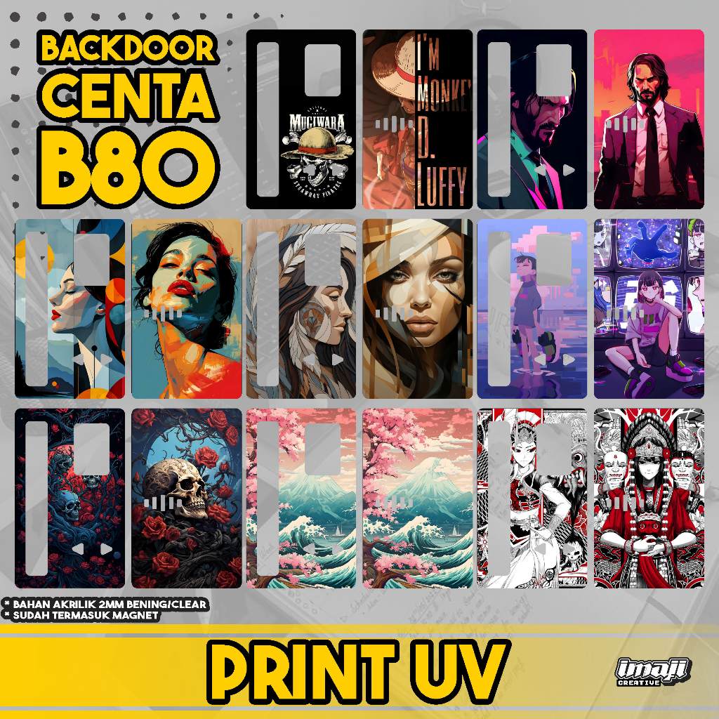 Jual Backdoor Centaurus B80 Print UV - Imaji Creative - Panel Akrilik ...