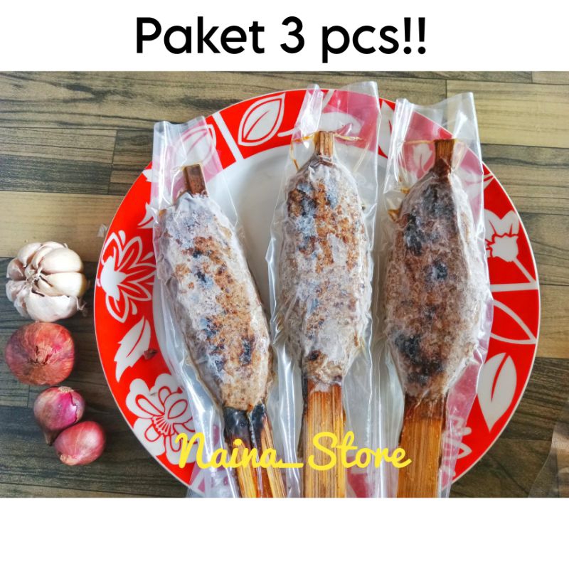 Jual PAKET 3PCS SATE BANDENG Lauk Matang Lauk Siap Saji Anak Kos BUKAN ...