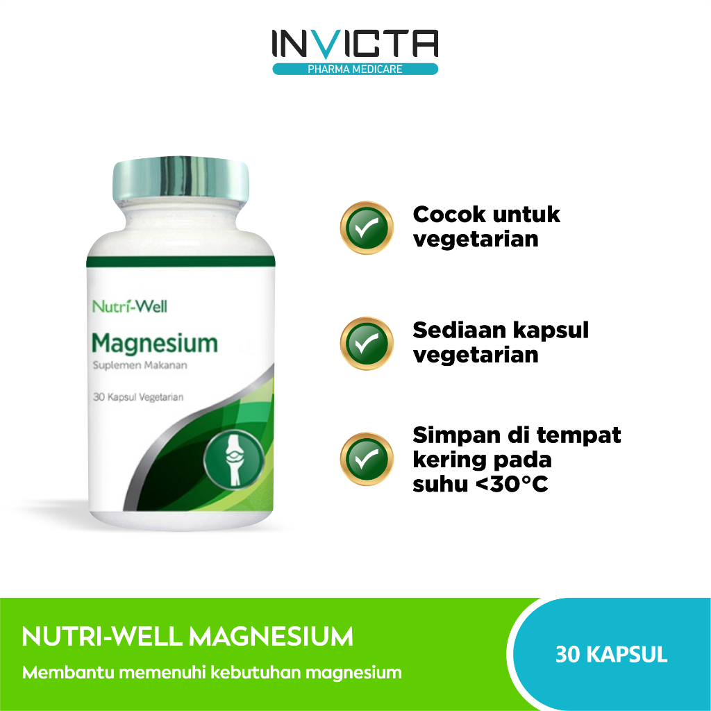 Jual Nutriwell Magnesium - 30 Kapsul | Shopee Indonesia