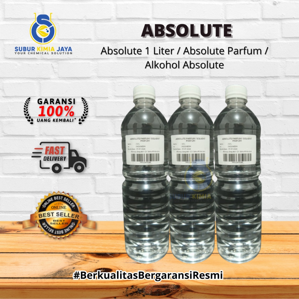 Jual ABSOLUTE 1 LITER / ABSOLUTE PARFUM / ALKOHOL ABSOLUTE | Shopee ...