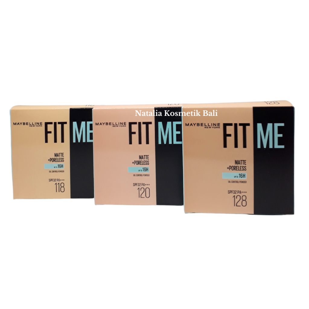 Jual Maybelline Fit Me Matte + Poreless Compact Powder 16H SPF32 PA ...