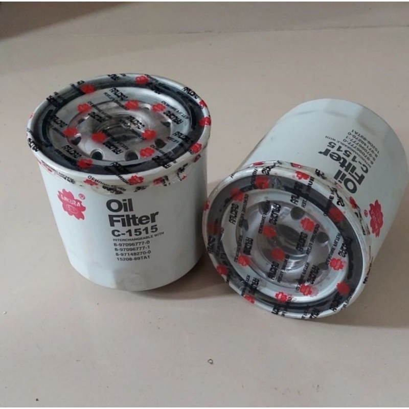 Jual SAKURA filter oli C-1515 Isuzu ELF 135PS, ELF NKR66, NKR71, ELF ...