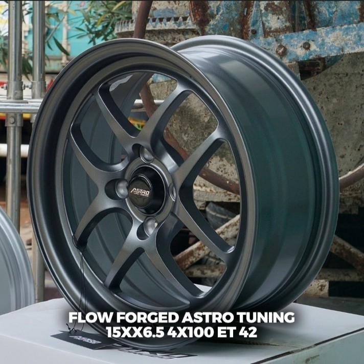 Jual Velg Flow Forged Astro Tuning ASTC14 15x6.5 H 4x100 ET42 73.1 Satin GM | Shopee Indonesia