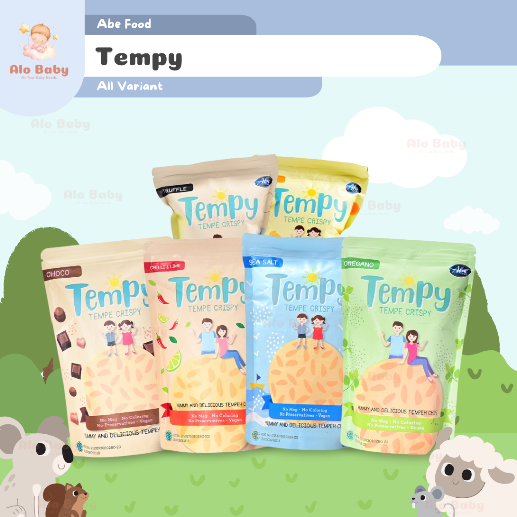 Jual Abe Food Tempy Tempe Crispy NO MSG / Snack anak sehat / Keripik ...