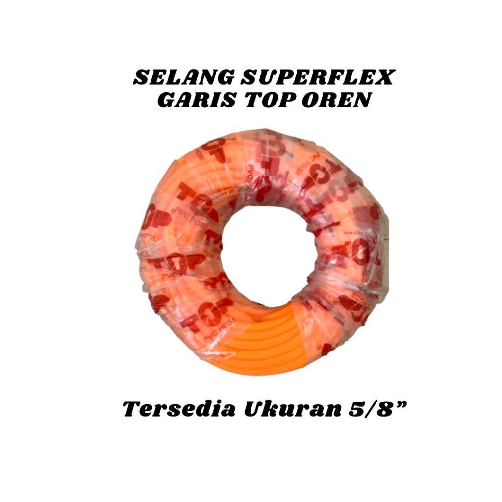 Jual SELANG SUPERFLEX GARIS MERK UKURAN 5/8 INCH - 50 METER / SELANG ...