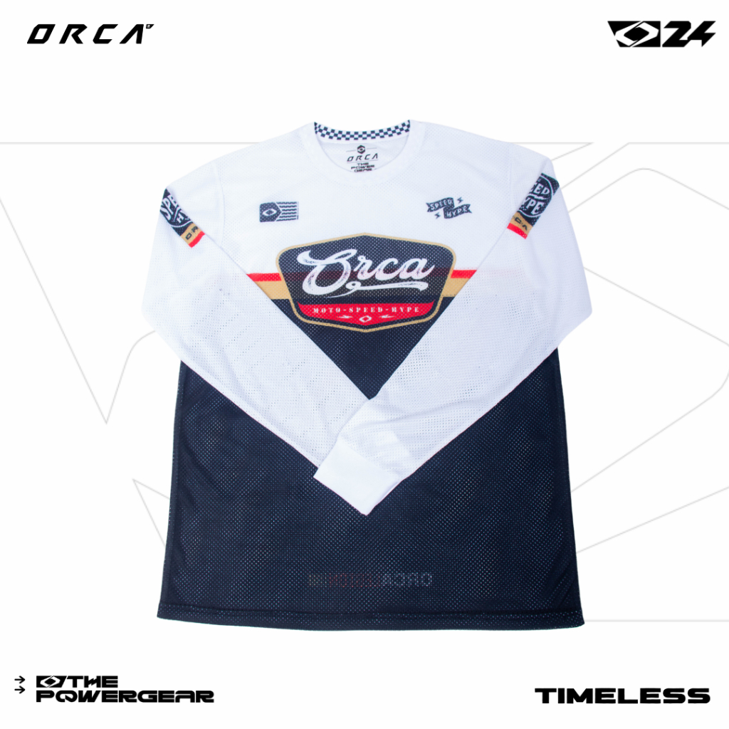 Jual Orca Powergear - JERSEY DAILY VINTAGE - Timeless Black White ...