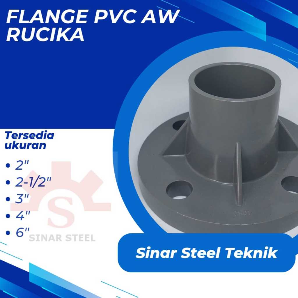 Jual Flange PVC AW Rucika 2" / Flange 2 inch | Shopee Indonesia