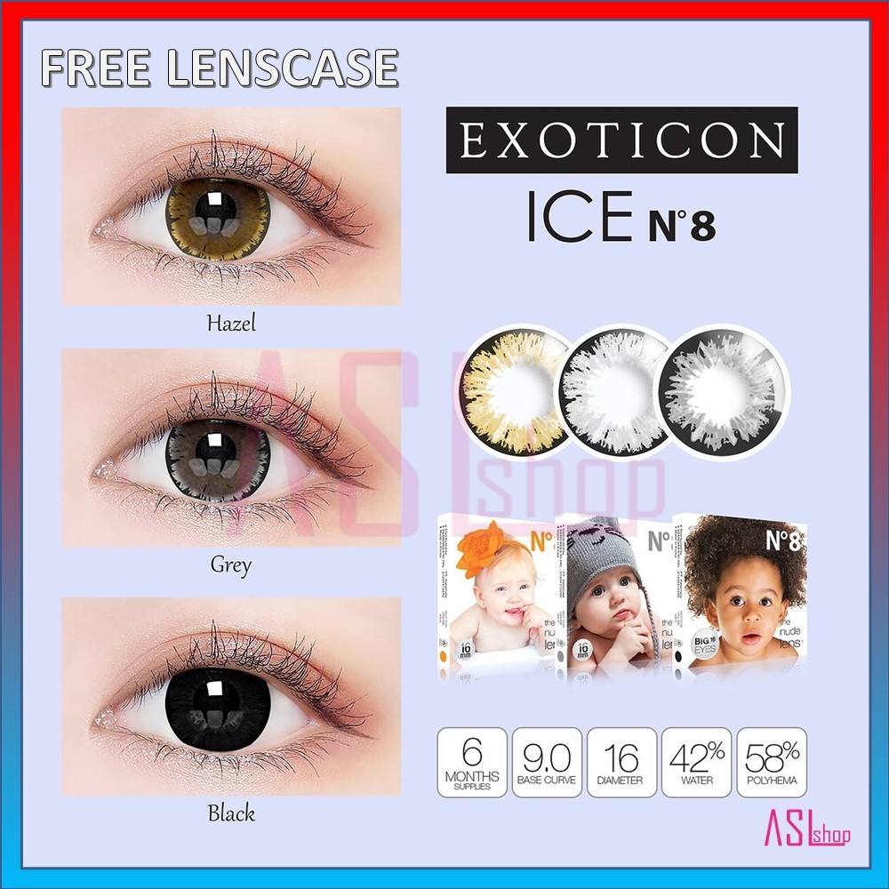 Jual SOFTLENS X2 ICE N8 NORMAL & MINUS (-0.50 s/d -6.00) BY EXOTICON ...