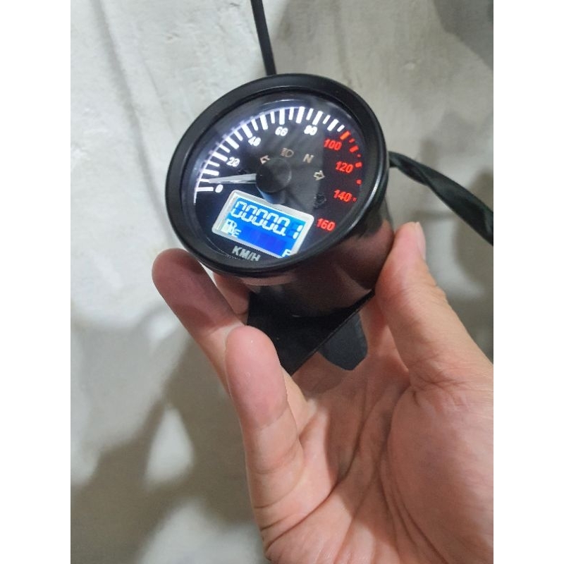 Jual Speedometer kilometer universal Digital CB Tiger rxking Megapro ...