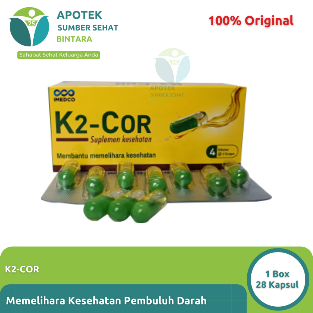 Jual K2 Cor - Vitamin Pembuluh Darah | Shopee Indonesia