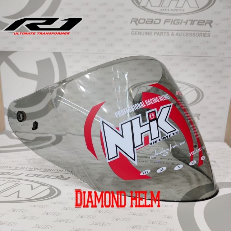 Jual KACA HELM VISOR HELM NHK R1 SV | R1 2V | NHK N1 MAX | GM G1 ...