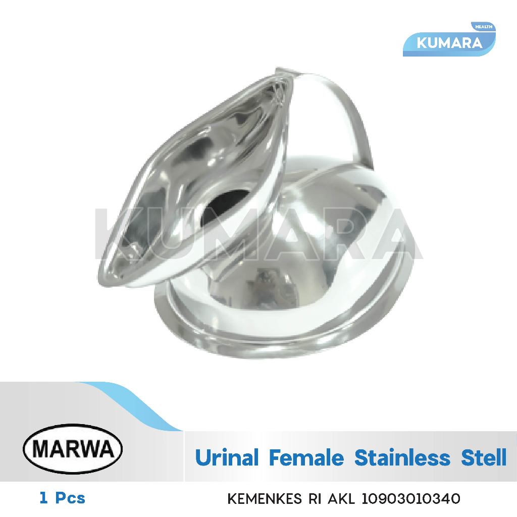 Jual MARWA - Urinal Female Stainless Steel / Urinal Pispot Perempuan ...