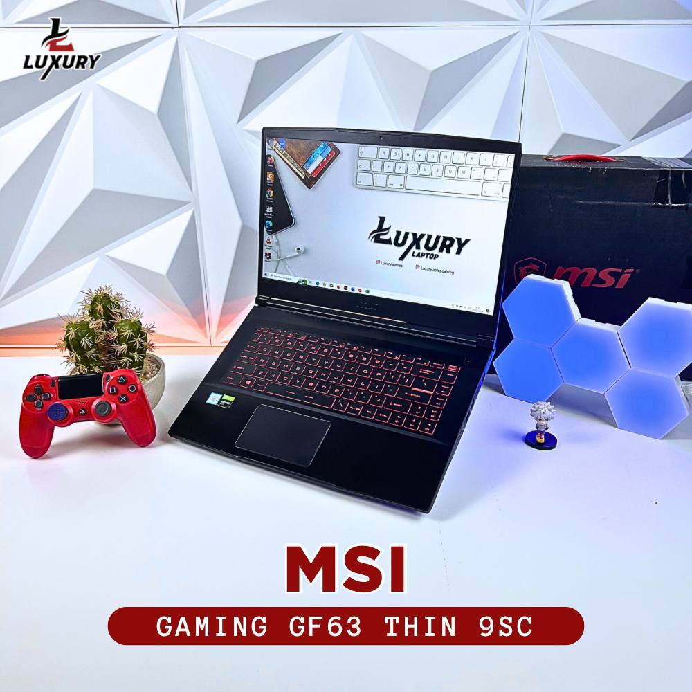 Jual LAPTOP MSI GAMING GF63 THIN 9SC CORE I5 NVIDIA GTX 1650 MAX-Q ...