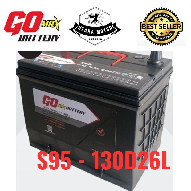 Jual GO BATTERY Aki Kering Mobil S95 130D26L 12V 75Ah ISS Lexus RX 270 NEW | Shopee Indonesia