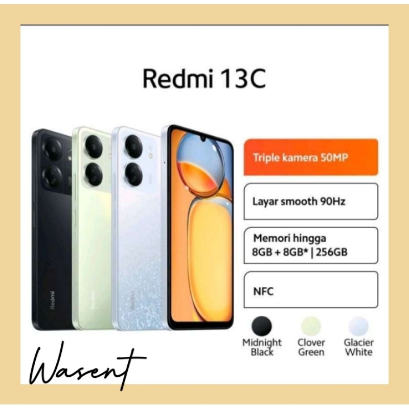 Jual Redmi 13c 8/256 GB garansi resmi no repack | Shopee Indonesia