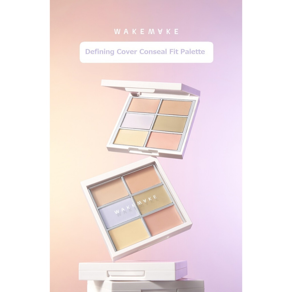 Jual READY WAKEMAKE Defining Cover Conceal Palette (Color Corrector & Concealer) | Shopee Indonesia