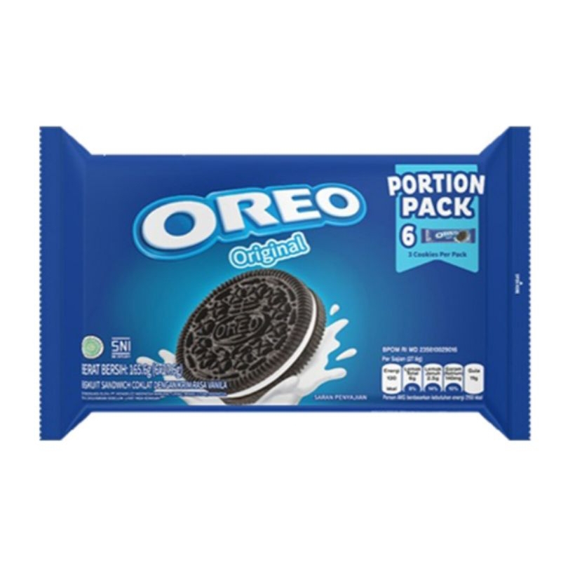 Jual OREO Biskuit Sandwich Vanilla 6 x 27,6 g | Shopee Indonesia