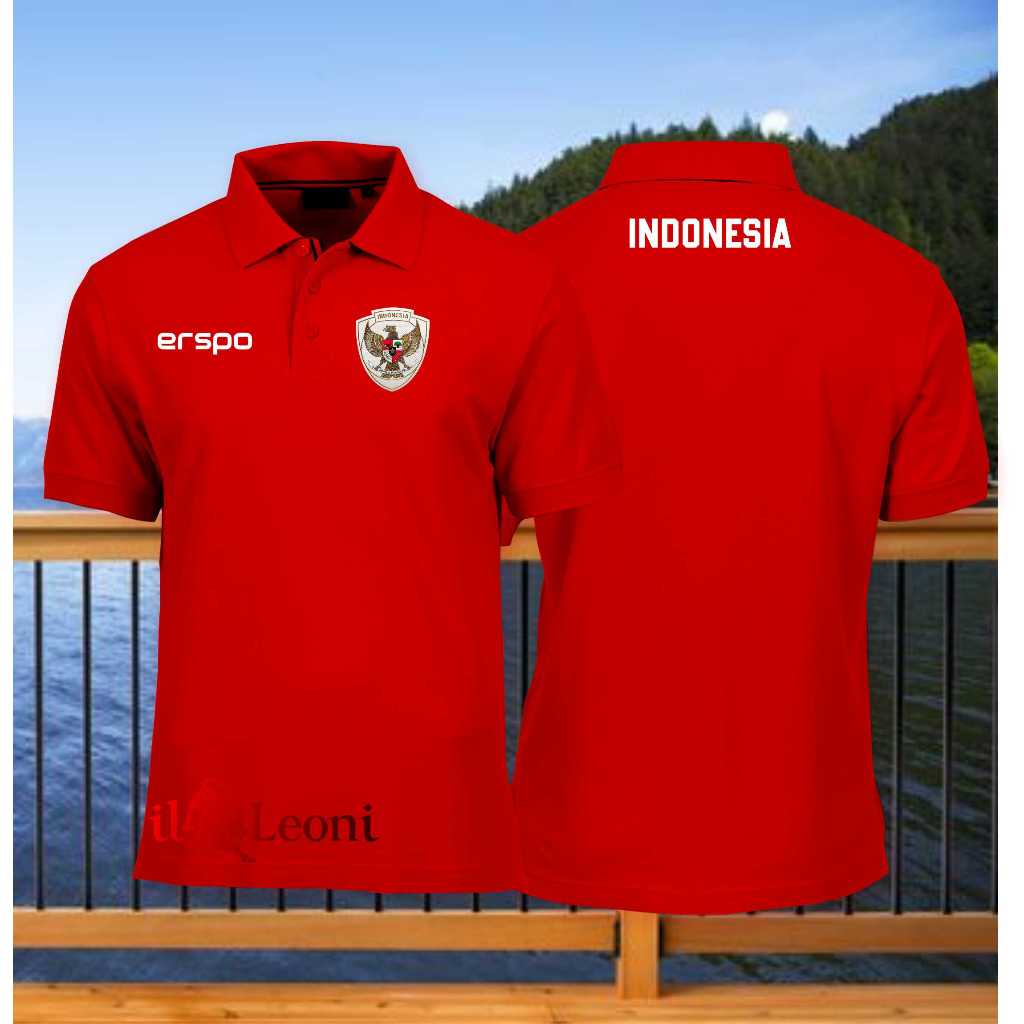 Jual NEW KAOS POLO TIMNAS INDONESIA 2024 ERSPO/POLO GARUDA/KAOS TIMNAS ...